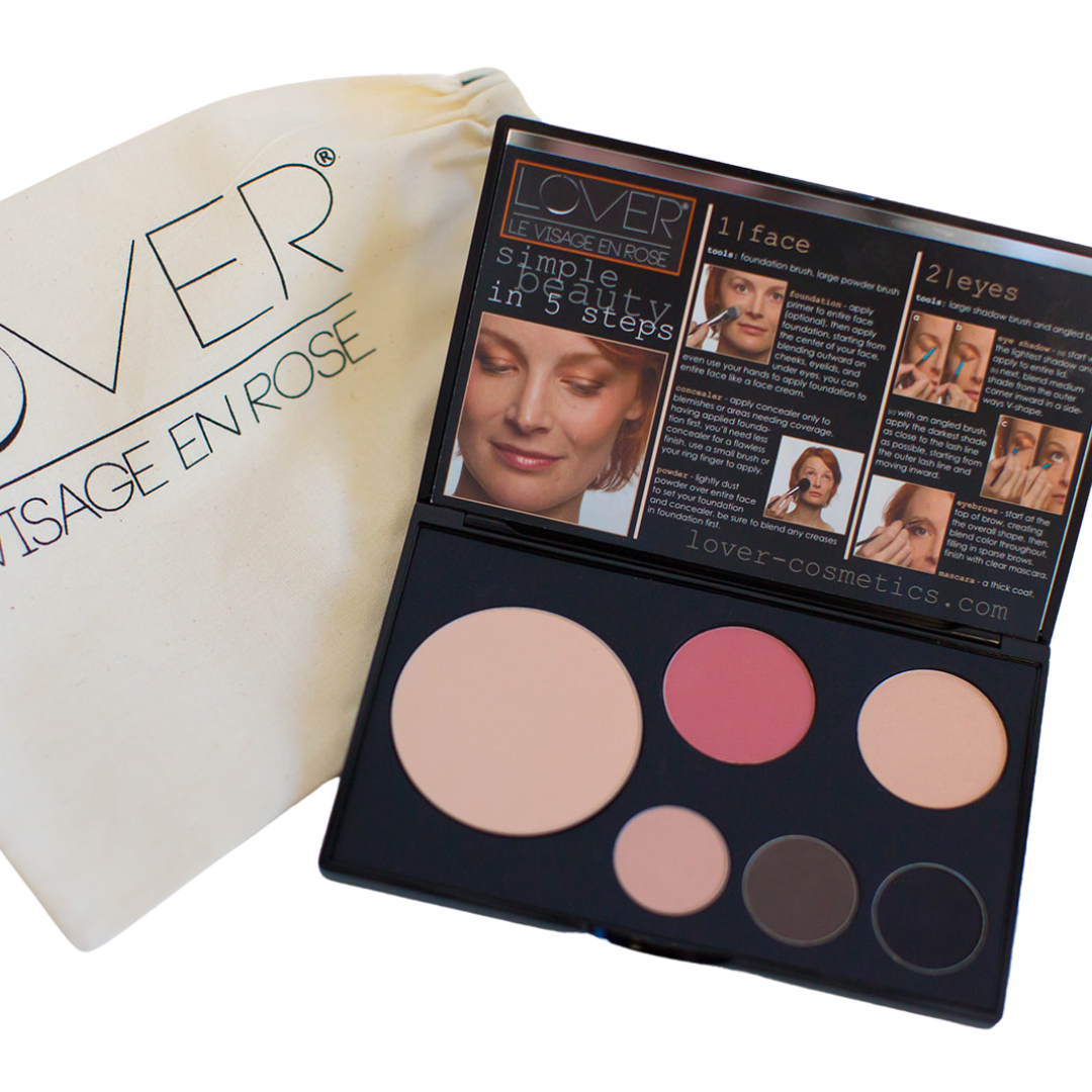 everyday grays 5-step palette - darker skin tones | LOVER Cosmetics